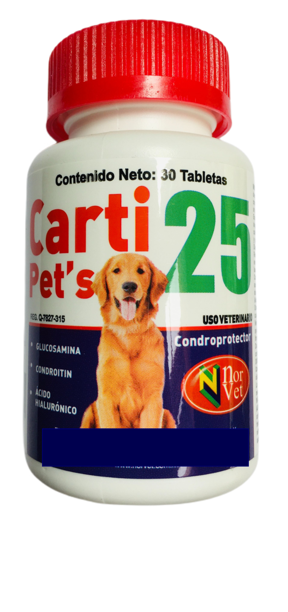 Carti Pets 25 30 tabletas Norvet - Pulgas y Garrapatas